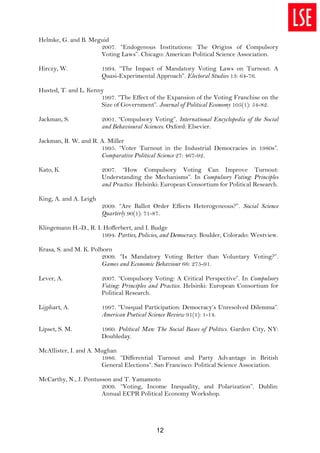 A Rational Choice Model of Compulsory Voting | PDF