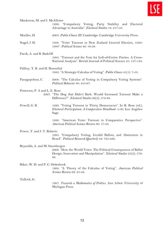 A Rational Choice Model of Compulsory Voting | PDF
