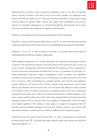 A Rational Choice Model of Compulsory Voting | PDF