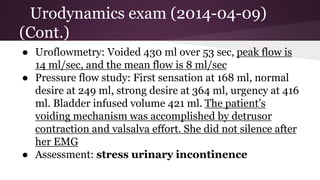 Stress urinary incontinence - case and brief | PPTX