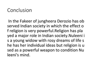 Fakeer of jungheera paper 4 | PPTX