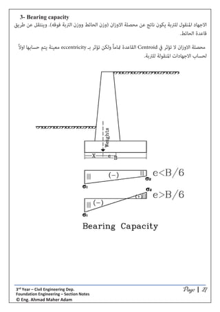 Design and Check stability of Gravity Retaining wall | PDF