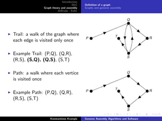 Overview of Genome Assembly Algorithms | PDF