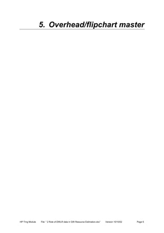 Gw02 role of dwlr data in groundwater resource estimation | PDF