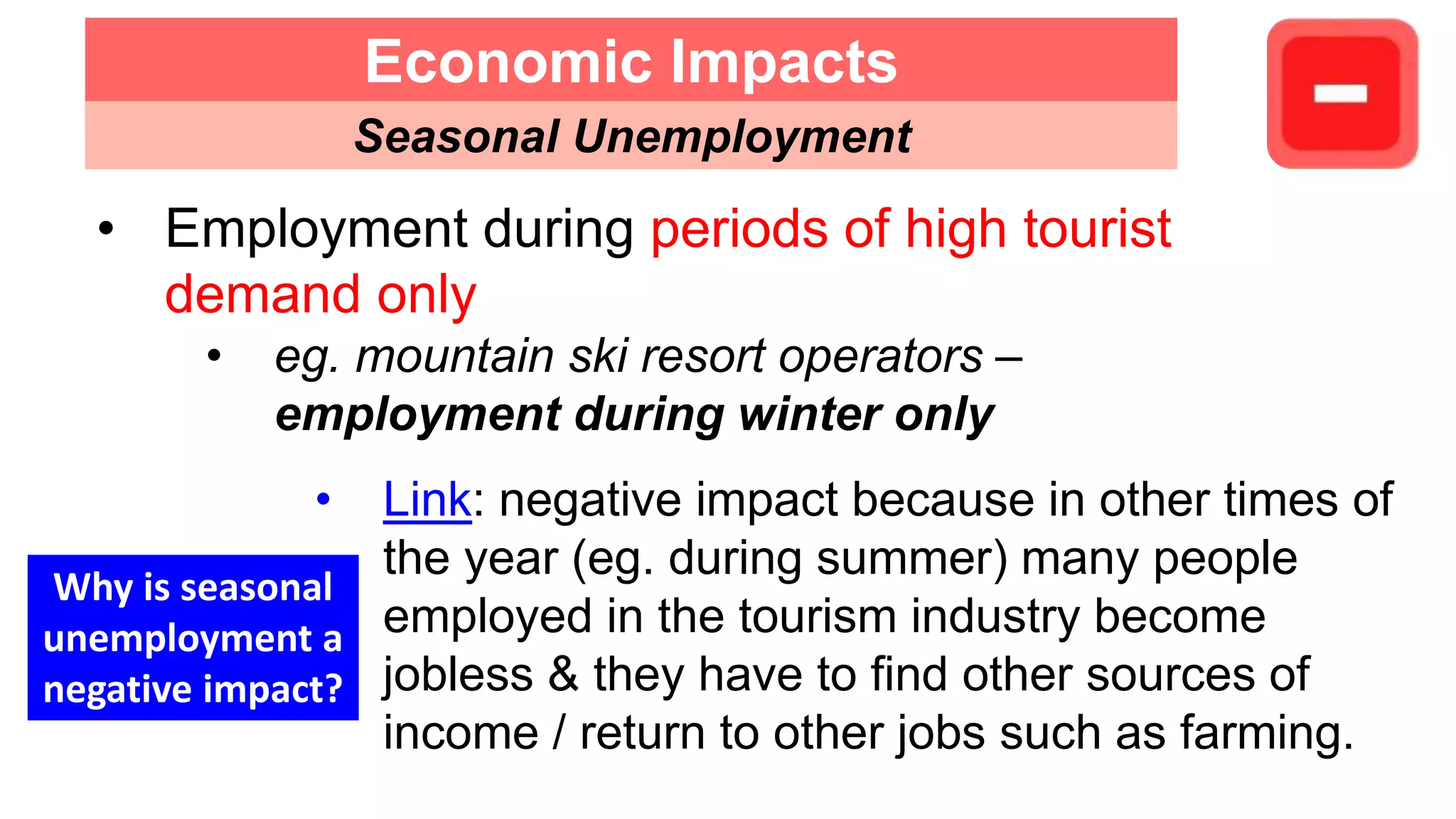 Ch 1 GW 3 - Impacts of Tourism | PPTX