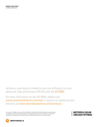 Vx9000 datasheet | PDF | Cloud Computing | Internet