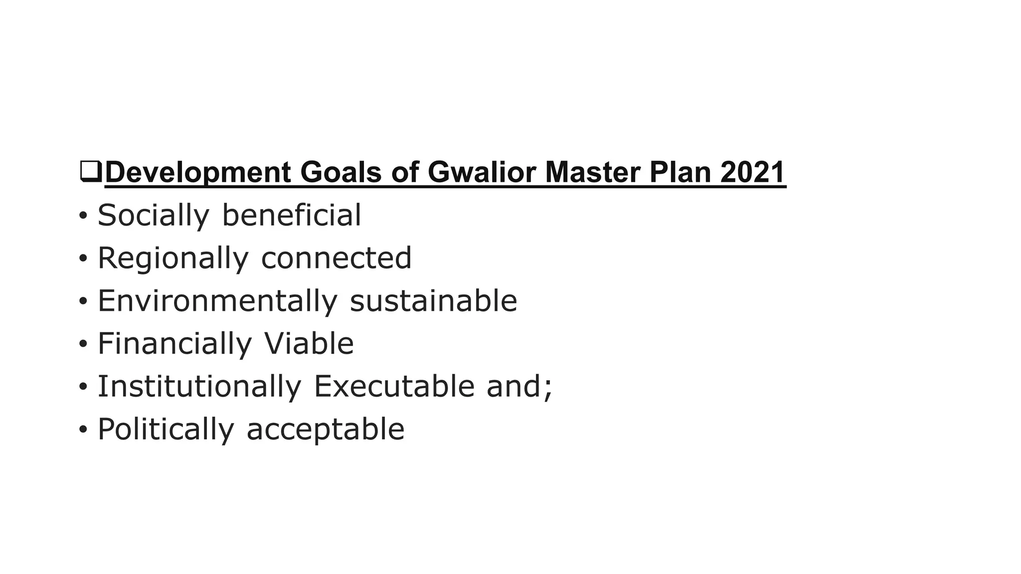 Gwalior Master Plan 2021 | PDF