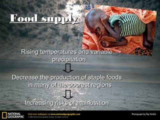 Global warming and natural disasters | PPT