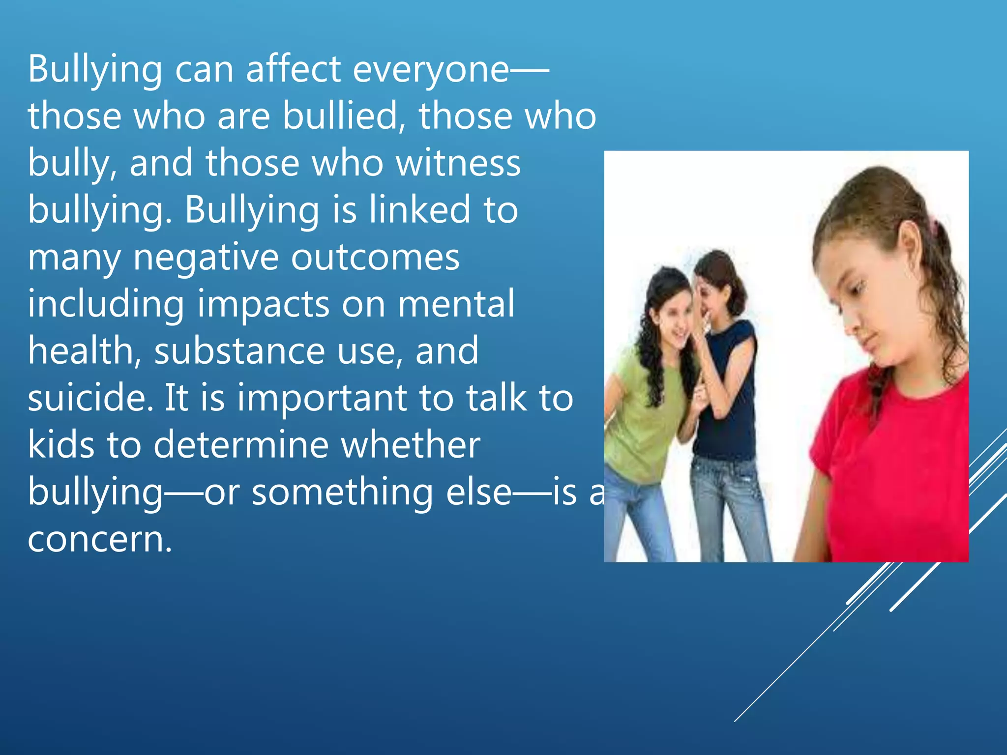 Effects of Bullying | PPTX