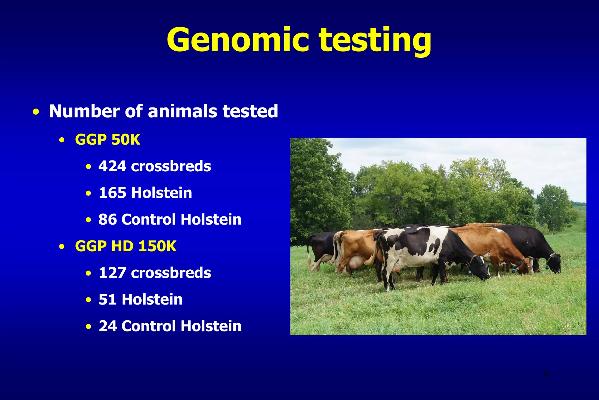 GWAS to Identify Genetics that Influence Calf Health from Holstein and ...