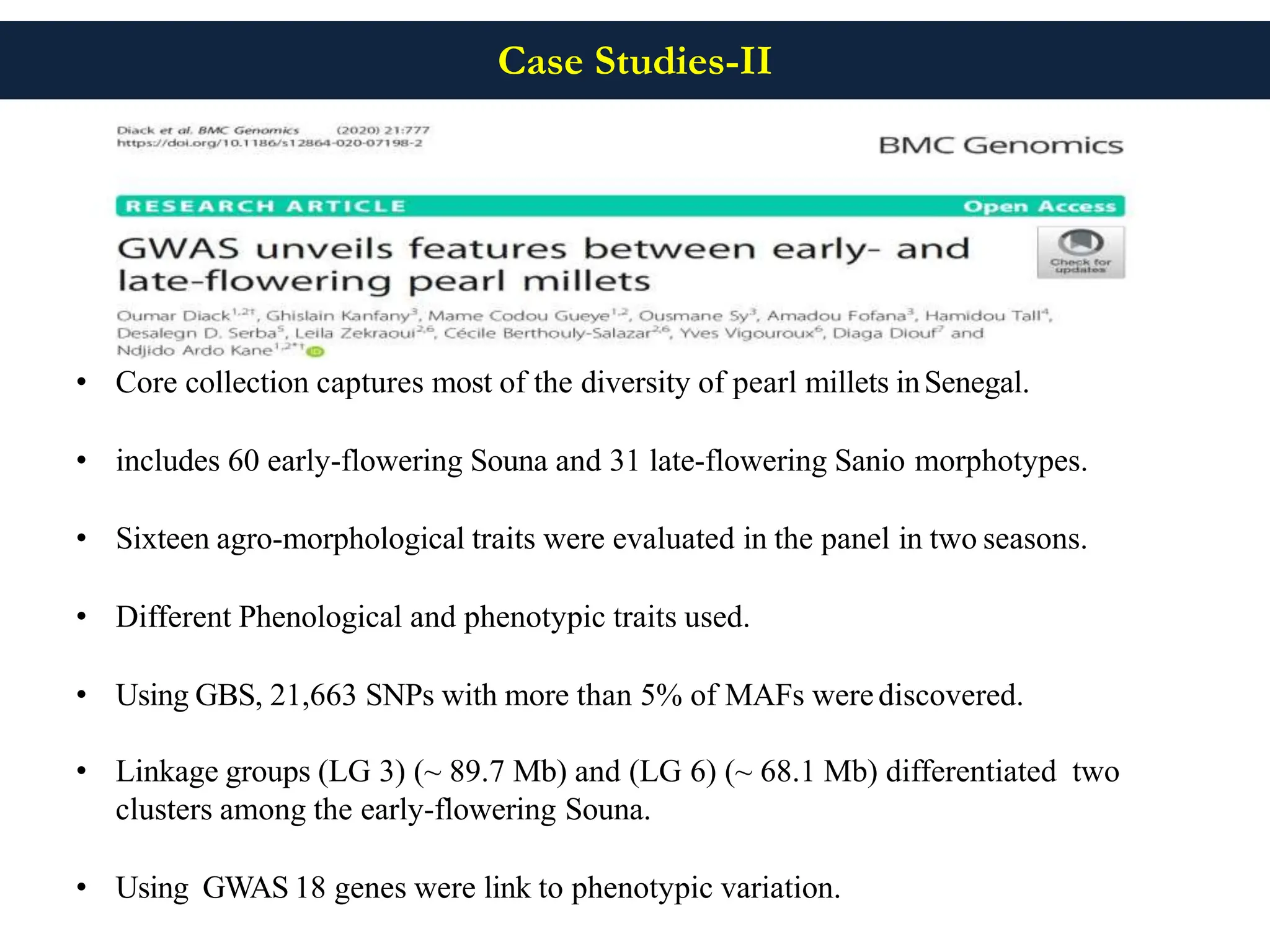 GWAS "GENOME WIDE ASSOCIATION STUDIES" A STEP AHEAD | PPTX