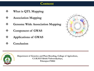 GWAS "GENOME WIDE ASSOCIATION STUDIES" A STEP AHEAD | PPTX