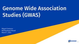 GWAS Study.pdf | Genetics | Science