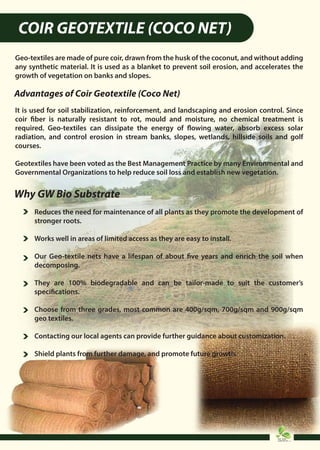 Gw bio substrates brochure english | PDF