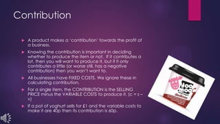 AQA AS A-level - Business Studies - Breakeven Analysis | PPTX