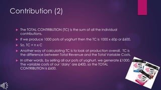 AQA AS A-level - Business Studies - Breakeven Analysis | PPTX