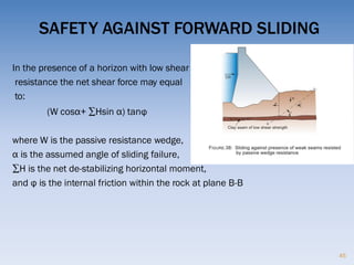 Gravity dam stability analysis | PDF