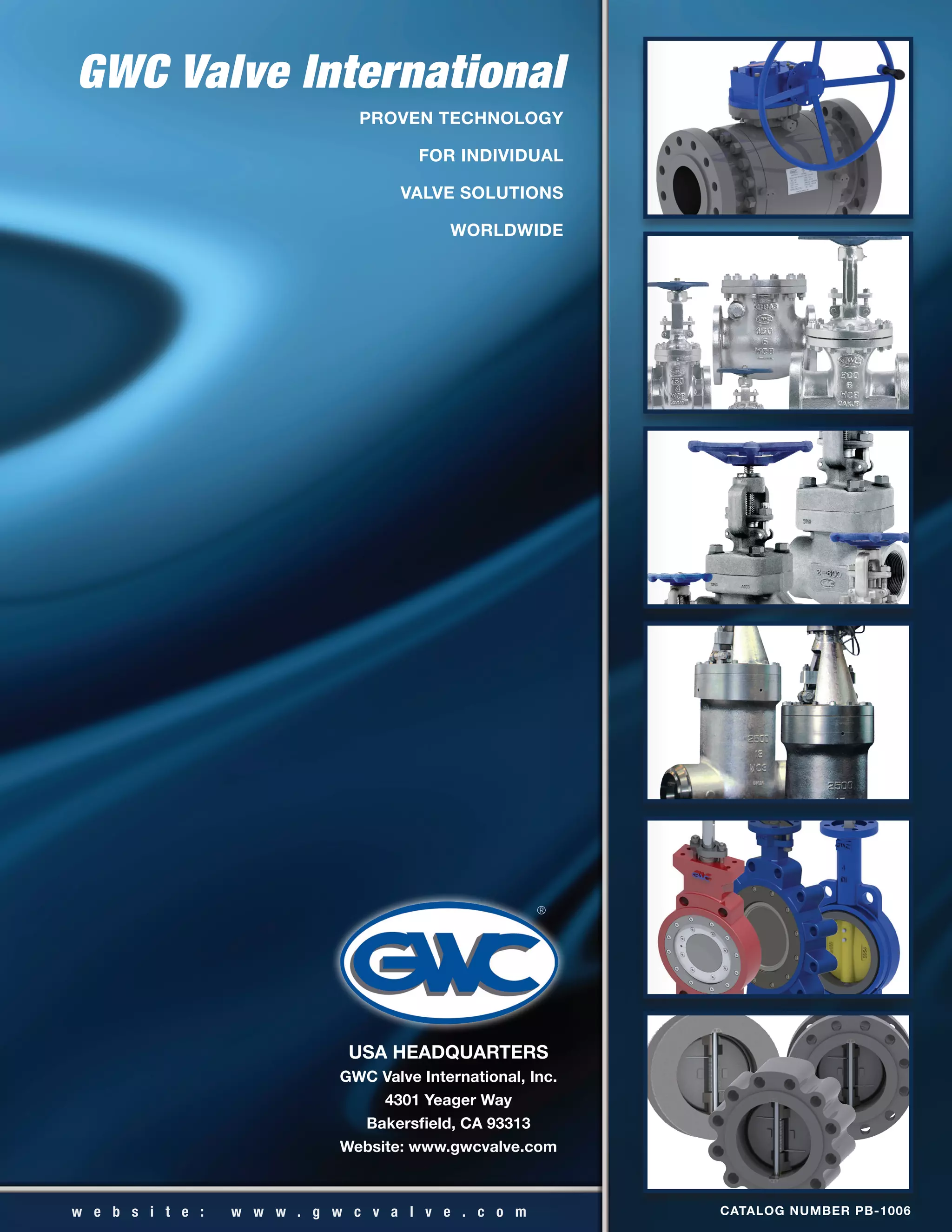 GWC Valve International Brochure | PDF