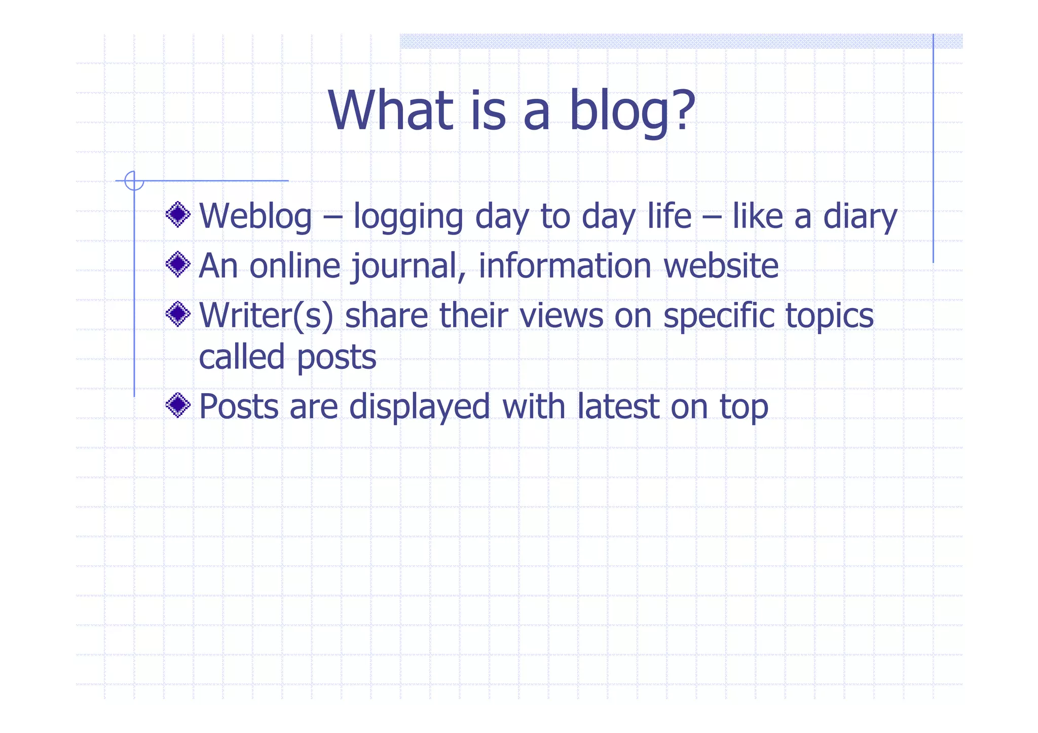 Introduction to Academic Blogging | PDF