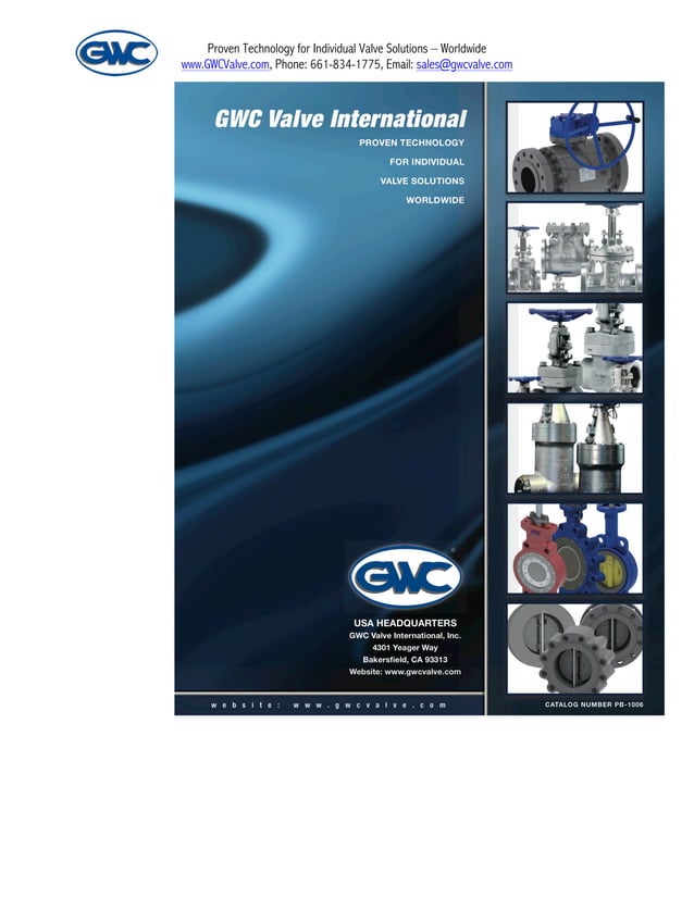GWC Valve International by Dave Meador | PDF