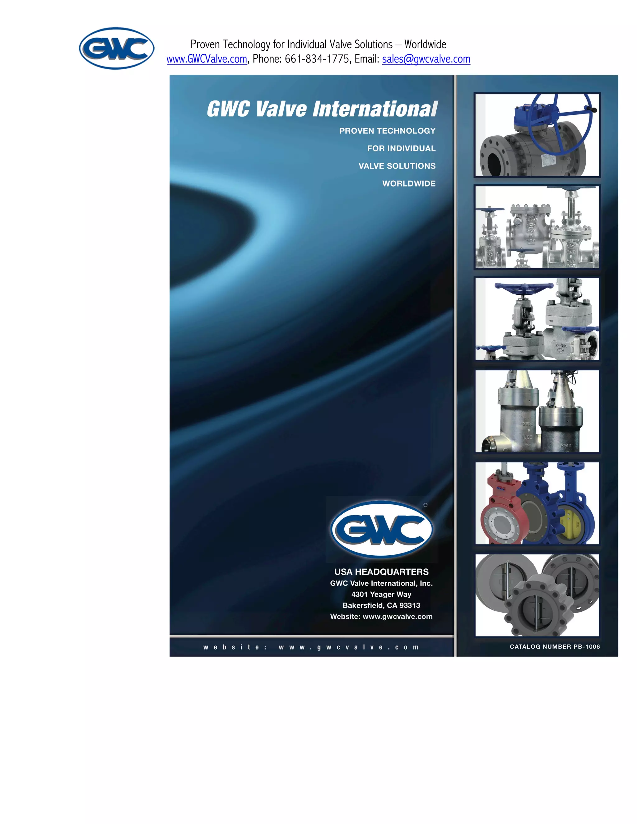 GWC Valve International | PDF