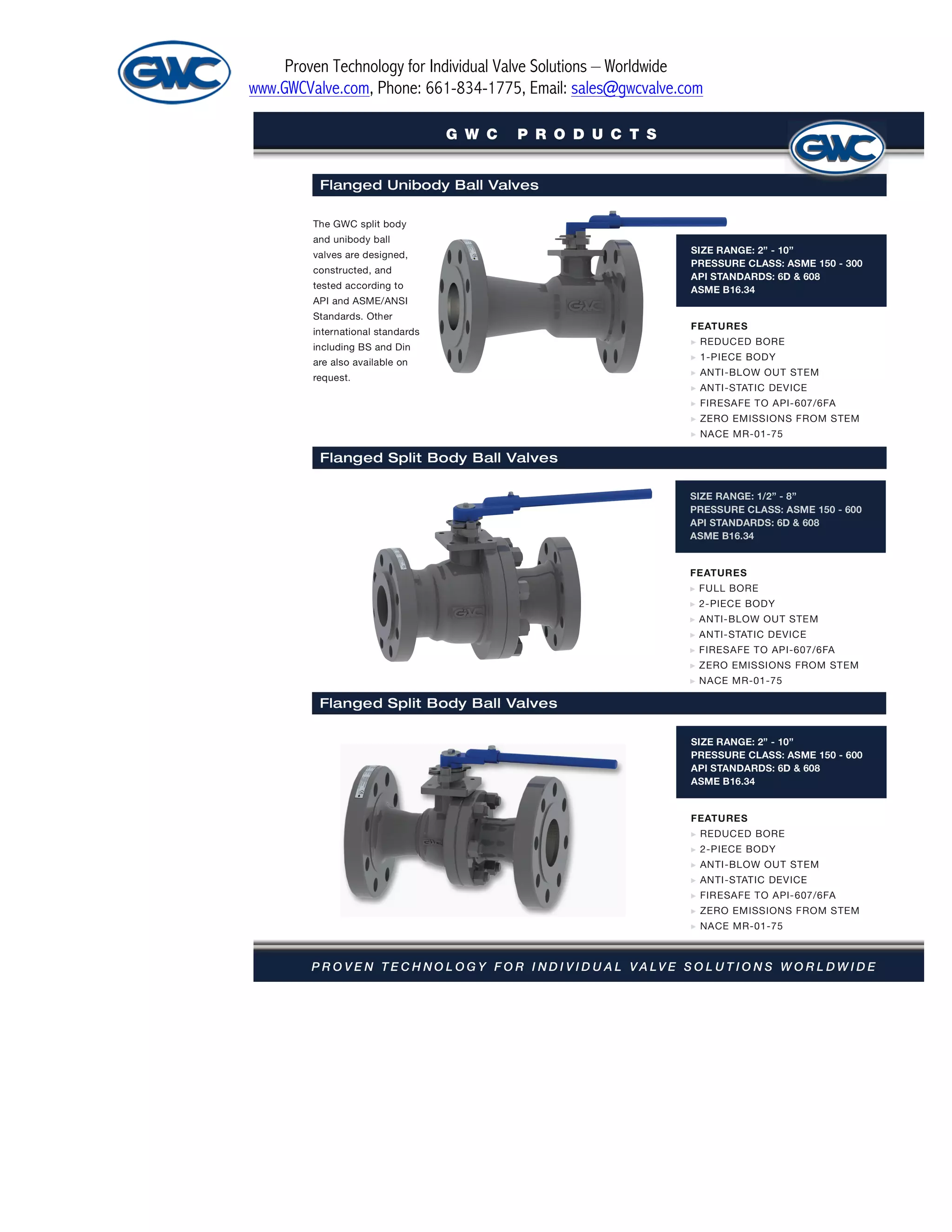 GWC Valve International | PDF