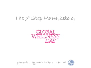 TalkWellness presents Global Wellness Day | PDF