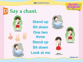 pembelajaran Grow with English untuk kelas 1 sd | PPT