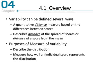 Measures of Variability | PPTX