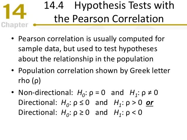 Correlation and Regression