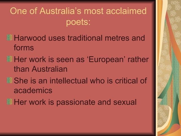 Gwen Harwood | PPT
