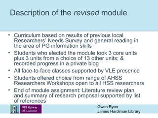 Defining criteria for measuring impact of discipline specific ...