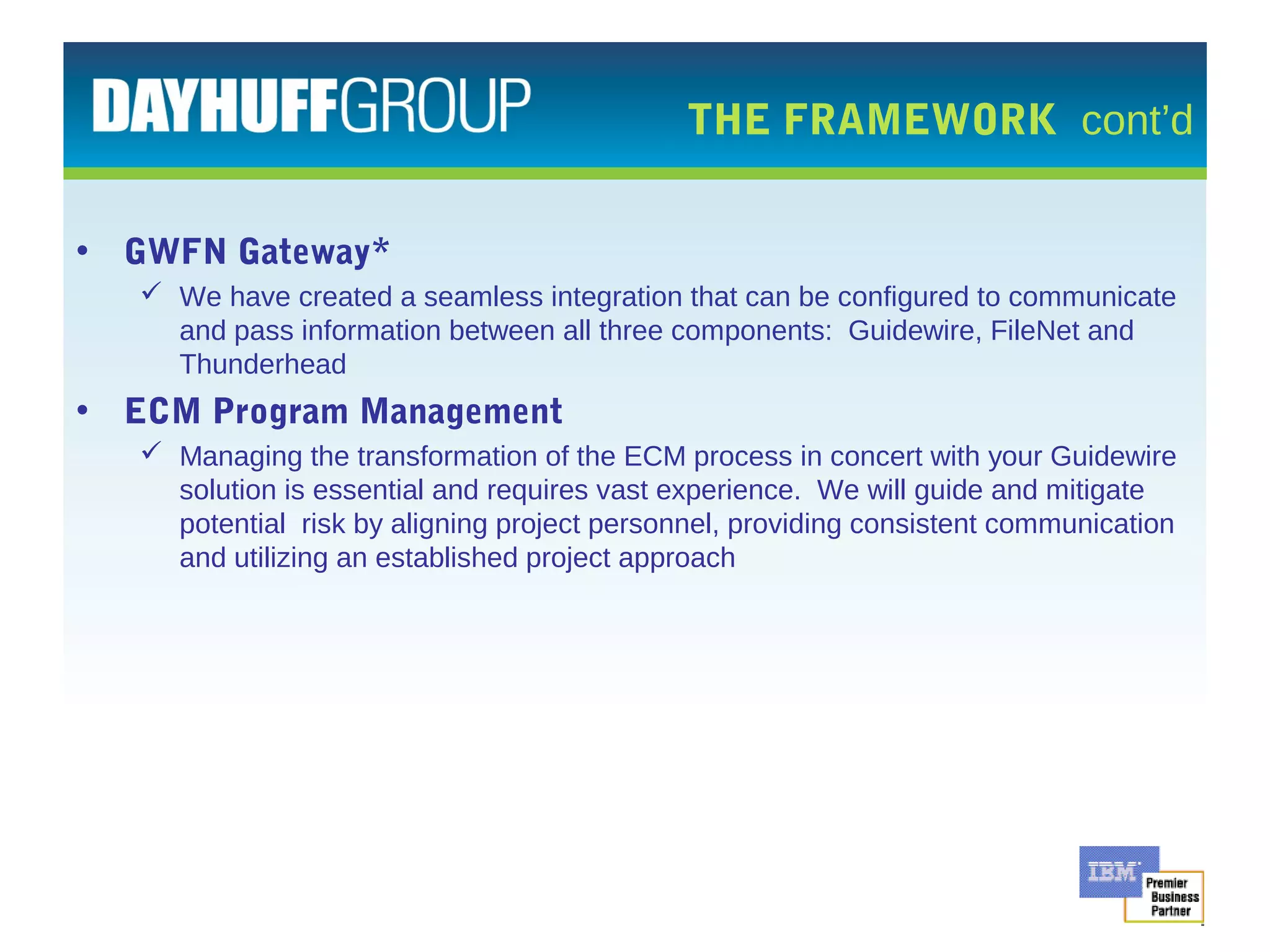 Benefits of a Guidewire-FileNet Integration | PPT