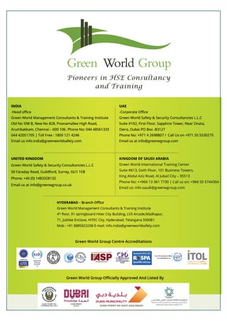Green World Group: Your One-Stop Solution for Top-Quality Health ...