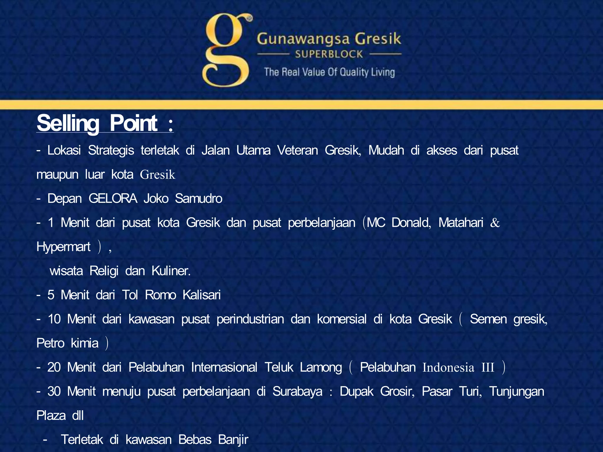 Gunawangsa Gresik Superblock | PPT