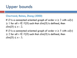 Directed metric dimension of oriented graphs | PPTX
