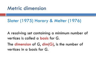 Directed metric dimension of oriented graphs | PPTX