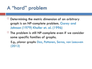 Directed metric dimension of oriented graphs | PPTX