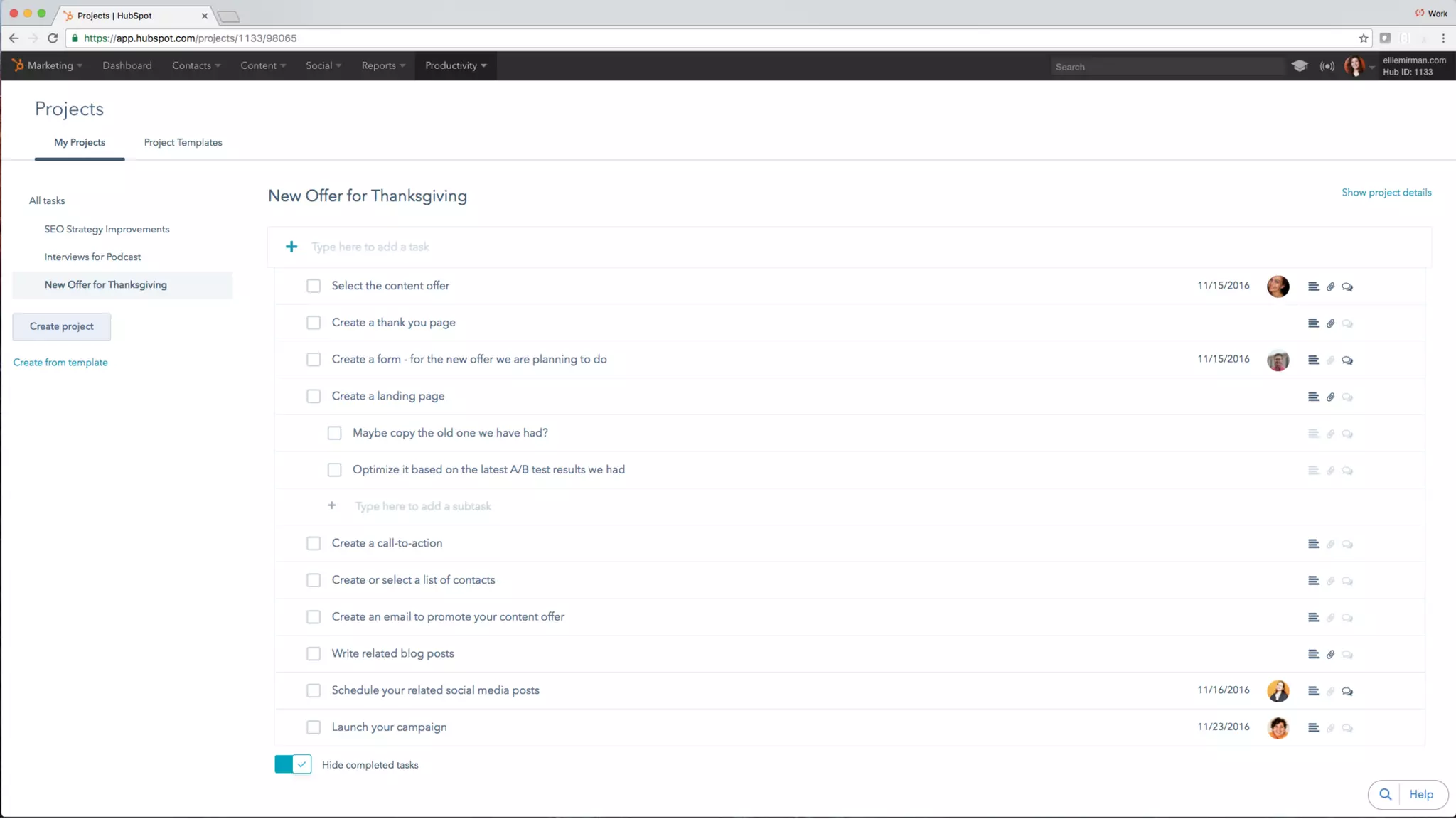 Maggie Georgieva - Jumpstart Your Productivity with HubSpot Projects | PPT