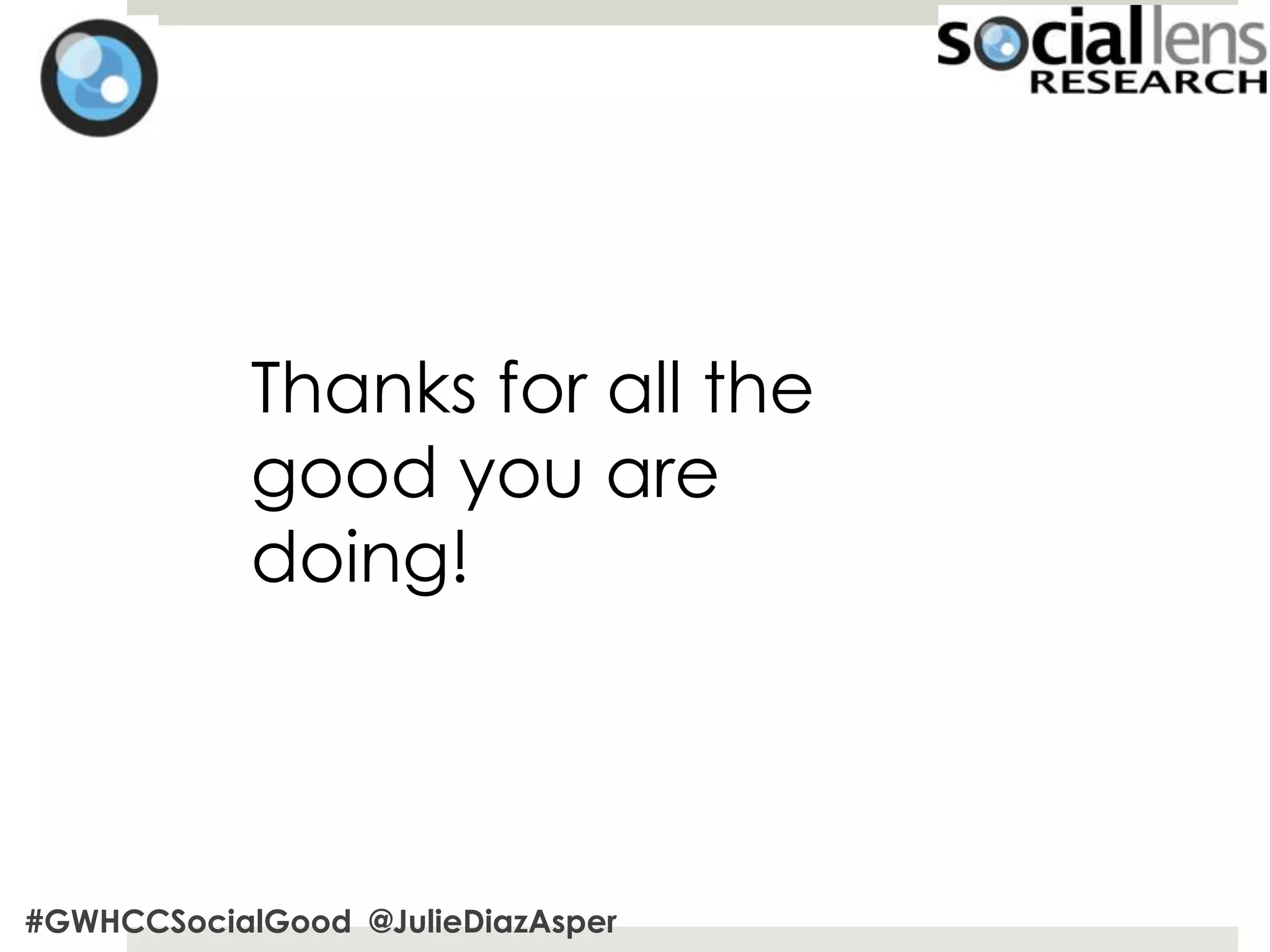 Social Good & Hispanics (presentation by Social Lens) | PPTX
