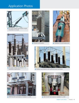 G&W High Voltage Cable Accessories - Joints & Terminations | PDF