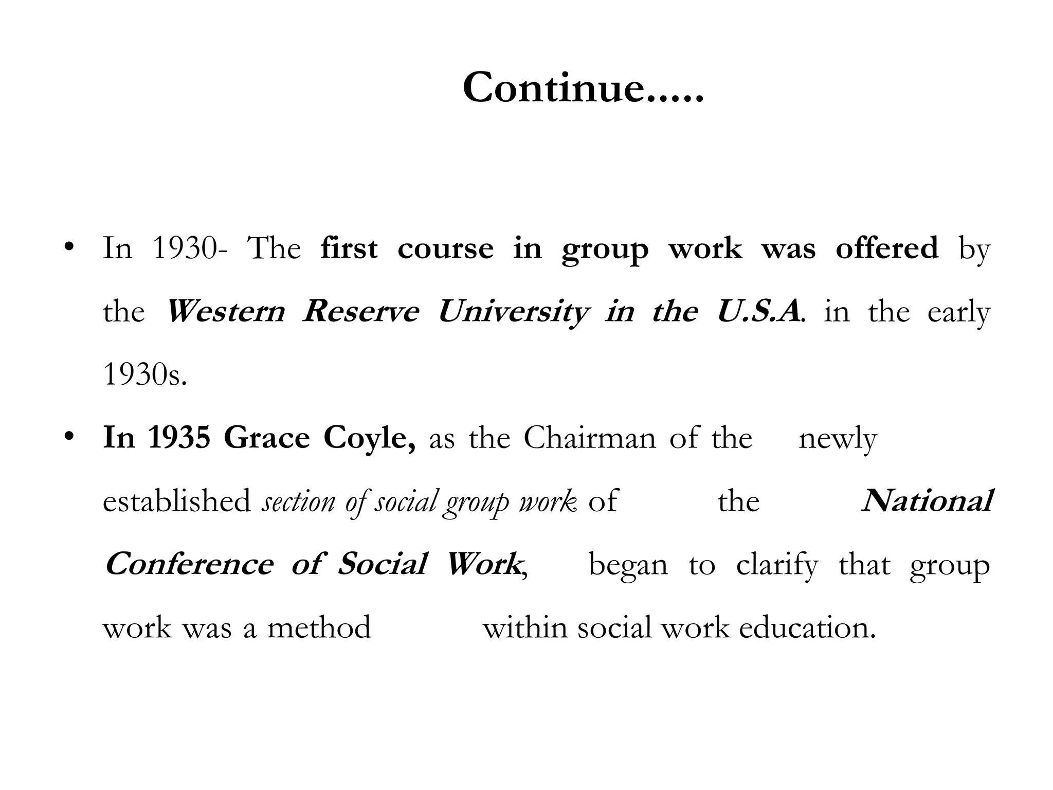 Social work .Group Work history (1).pptx