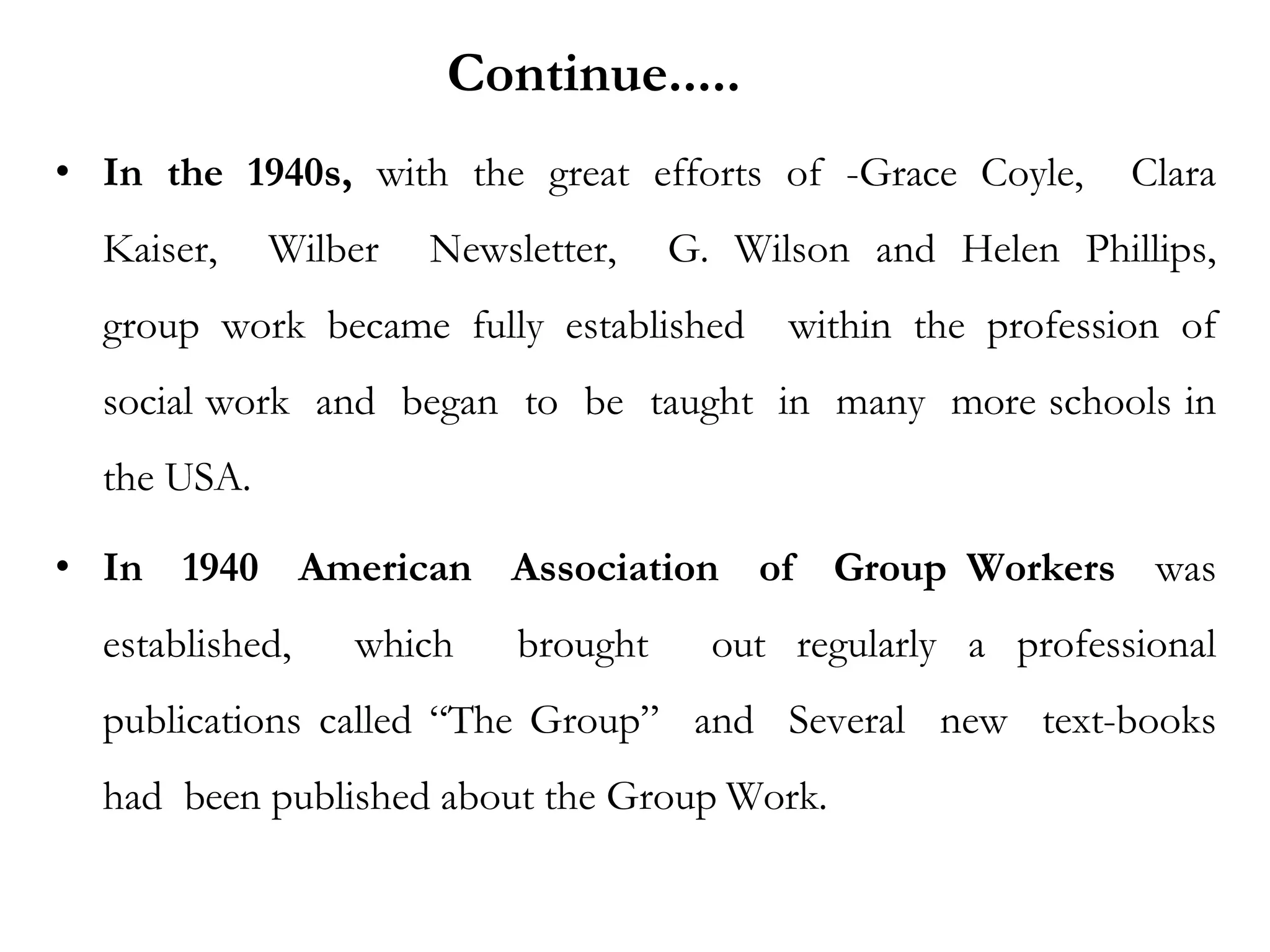 Social work .Group Work history (1).pptx