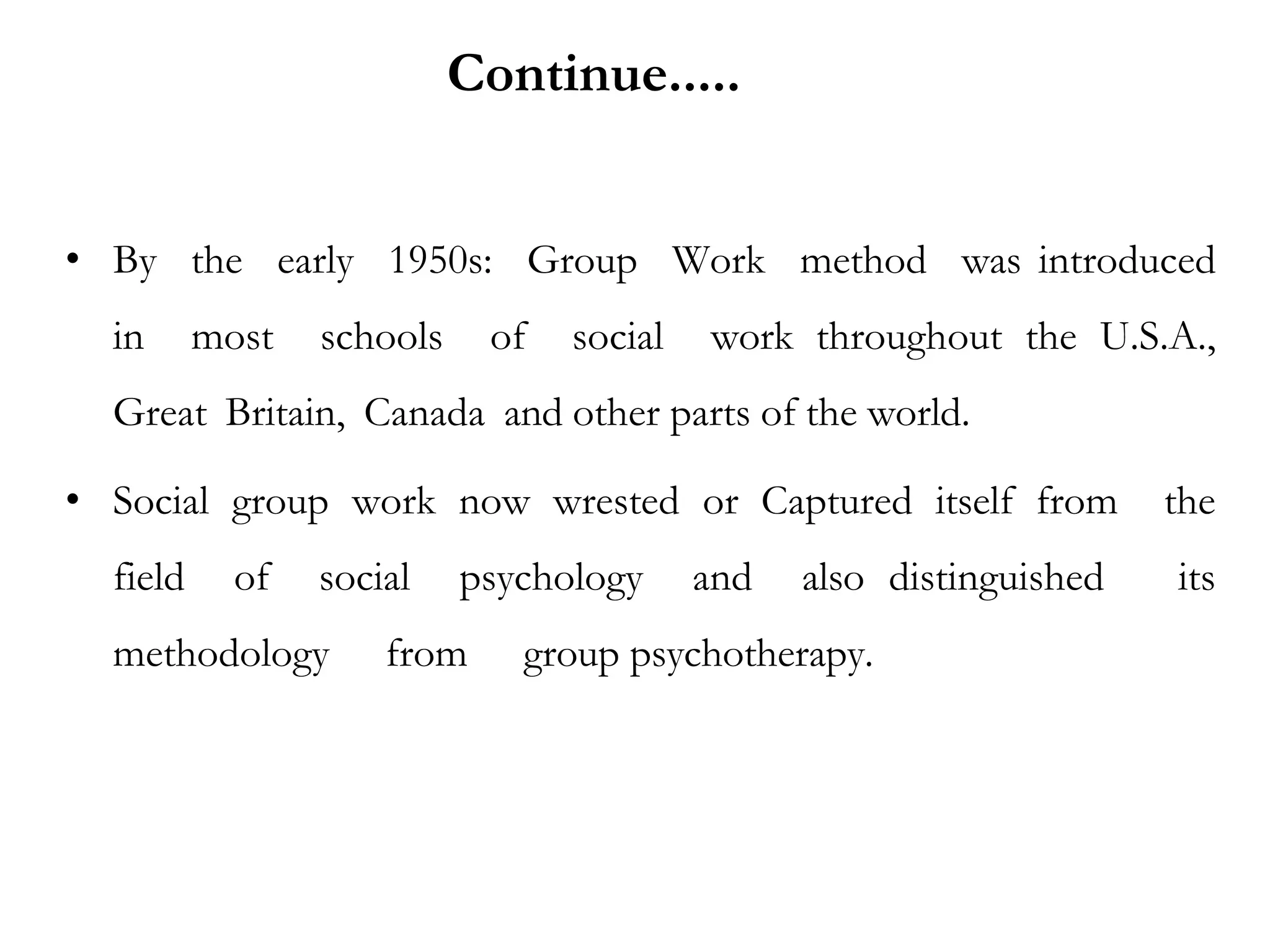 Social work .Group Work history (1).pptx