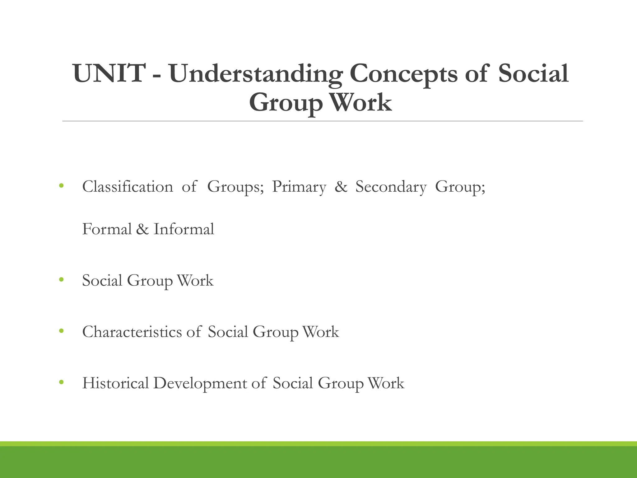 Social work .Group Work history (1).pptx