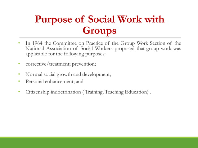 Social work .Group Work history (1).pptx