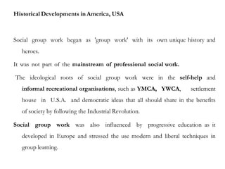 Social work .Group Work history (1).pptx