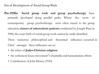 Social work .Group Work history (1).pptx