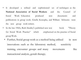 Social work .Group Work history (1).pptx