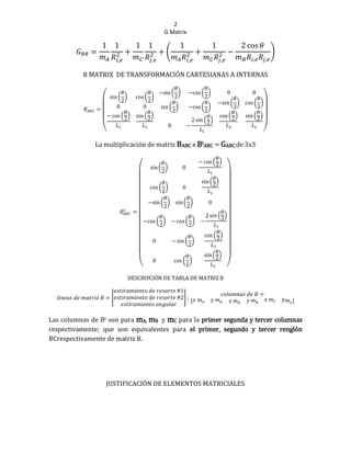 G Wilson Matrix para molecula triatomicaABC | PDF